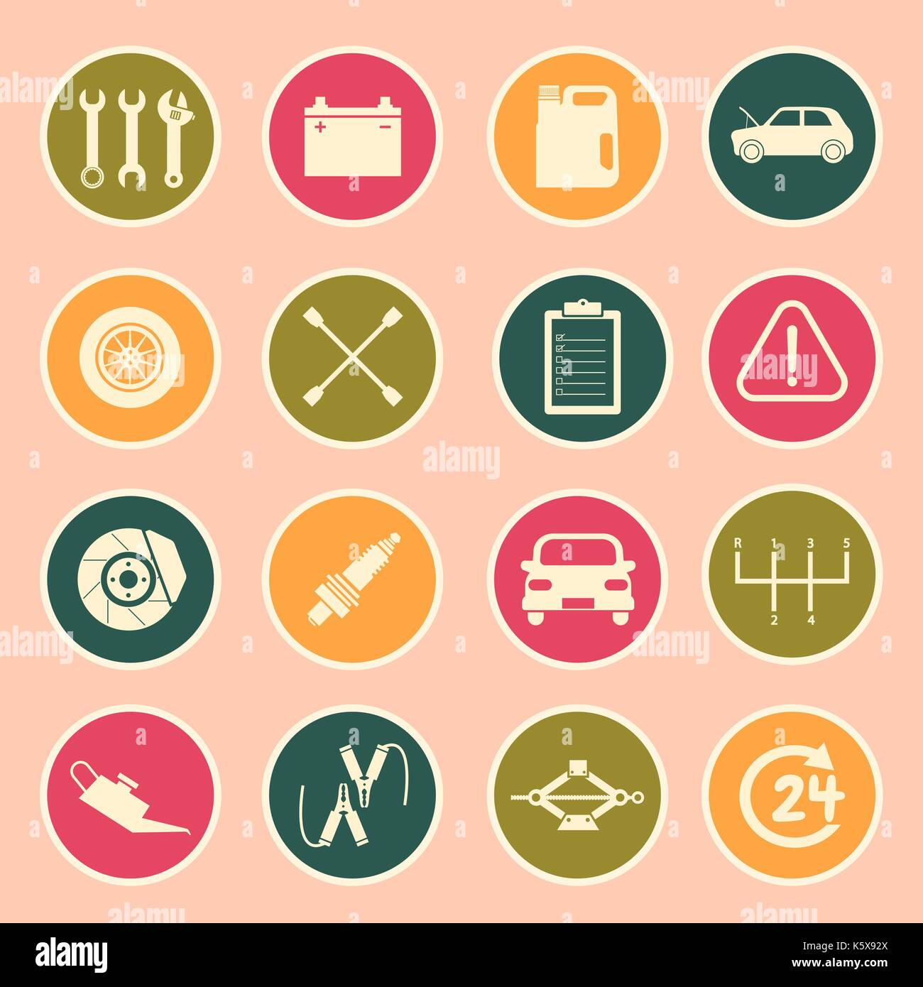 car service icon Stock Vector Image & Art - Alamy