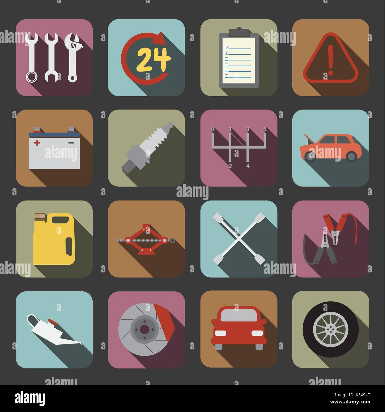 car service icon Stock Vector Image & Art - Alamy