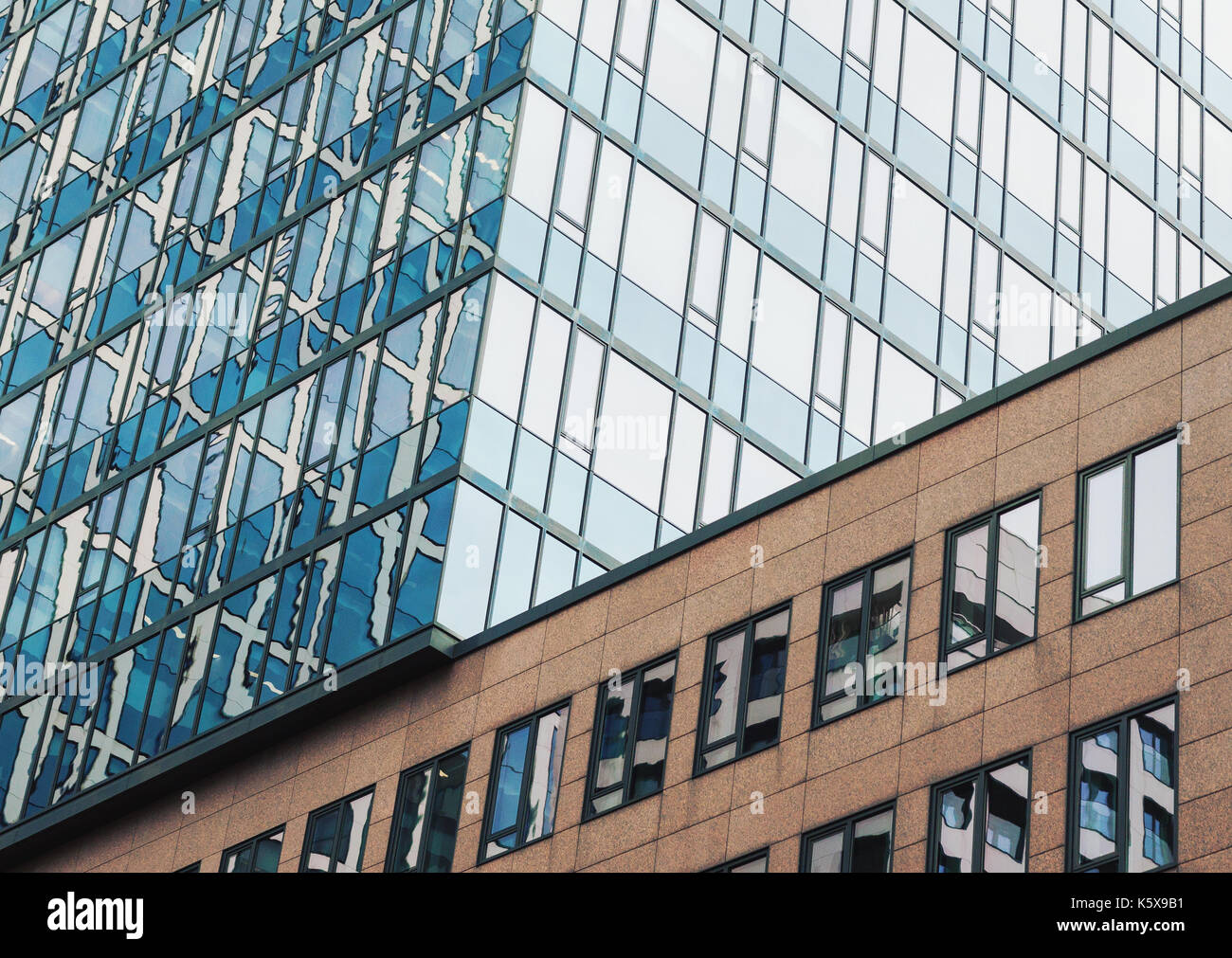 Modern architecture building background with contemporary skyscraper ...