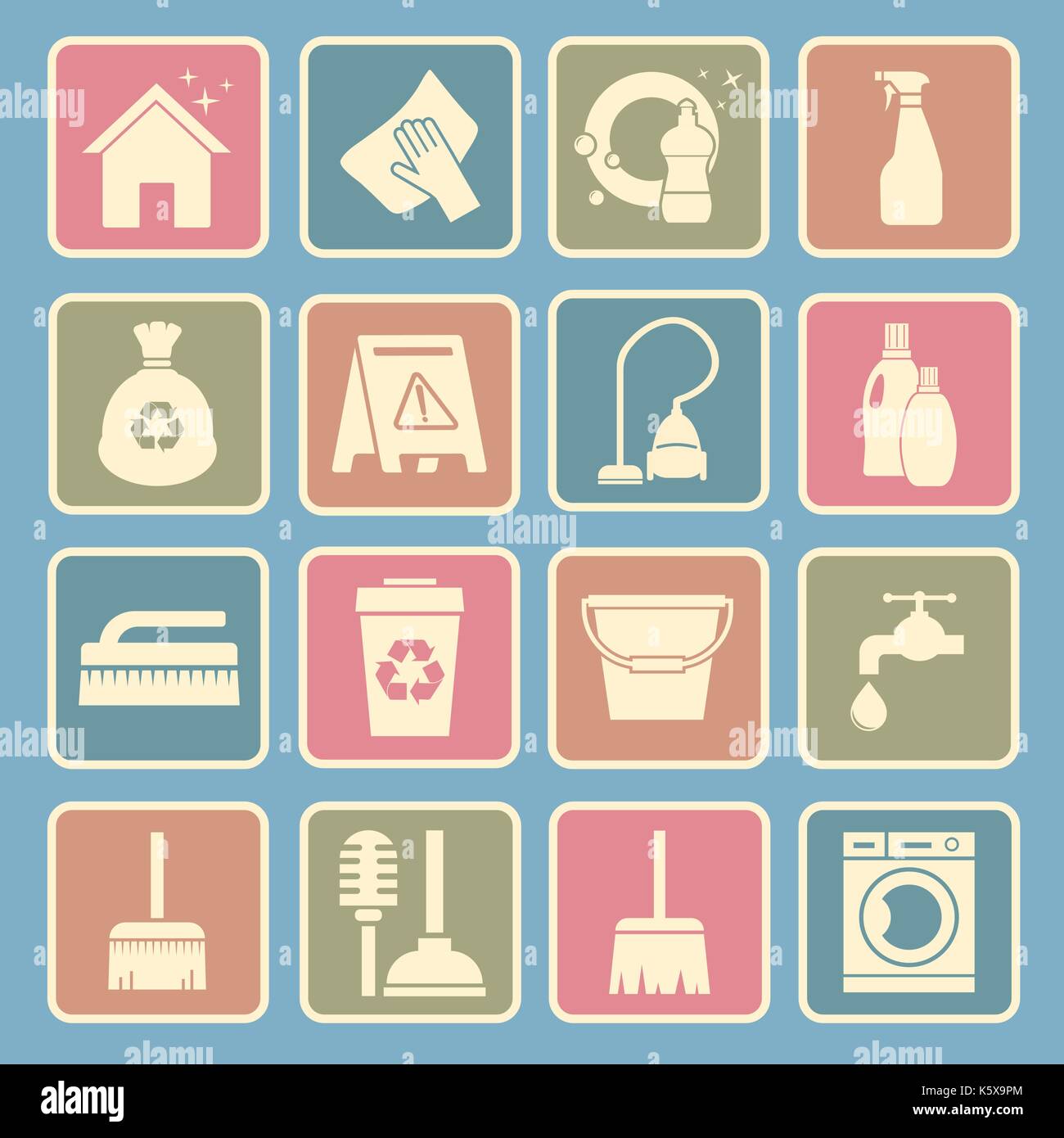 Cleaning icon hi-res stock photography and images - Alamy