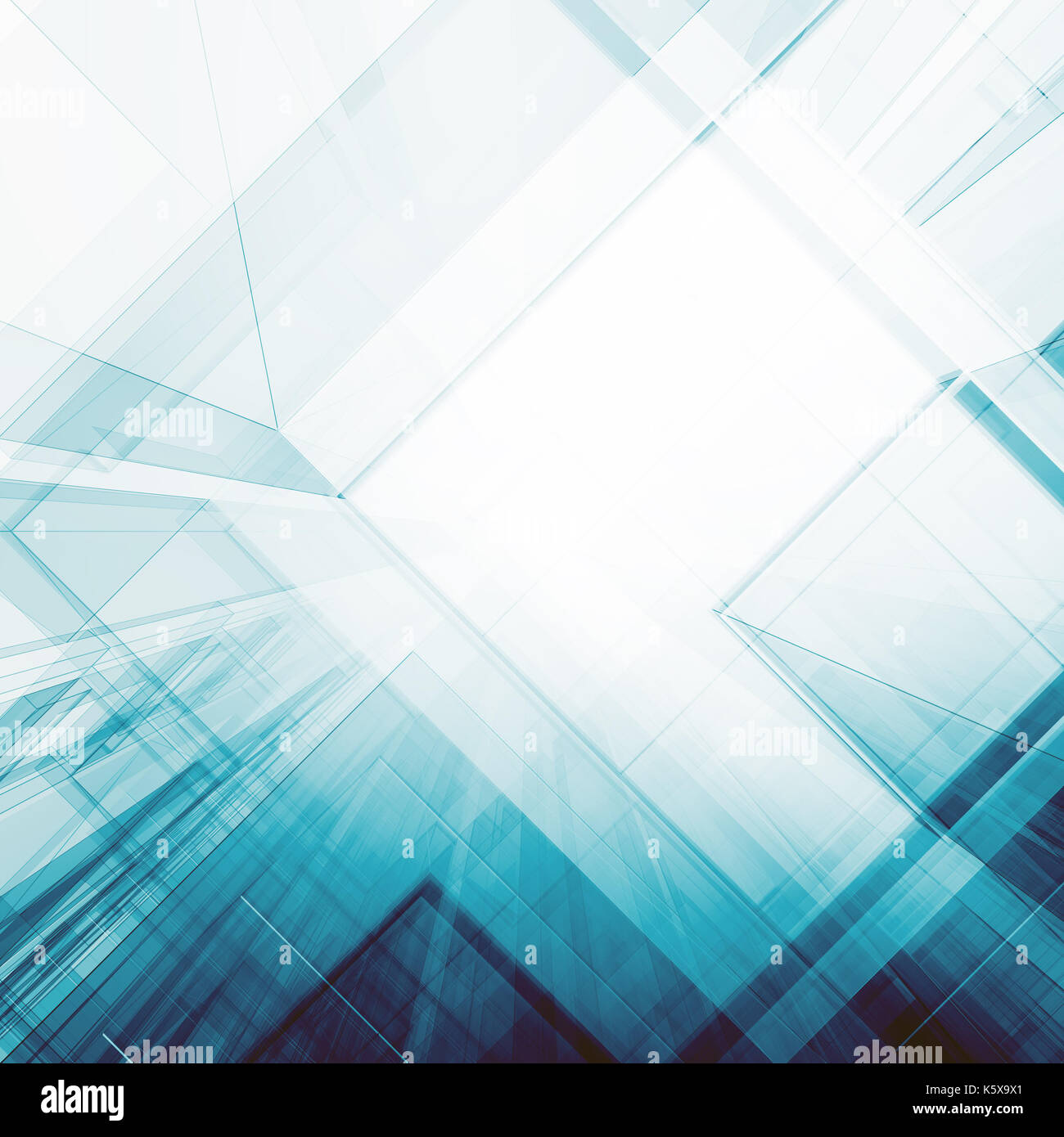 Abstract architecture background 3d rendering Stock Photo - Alamy
