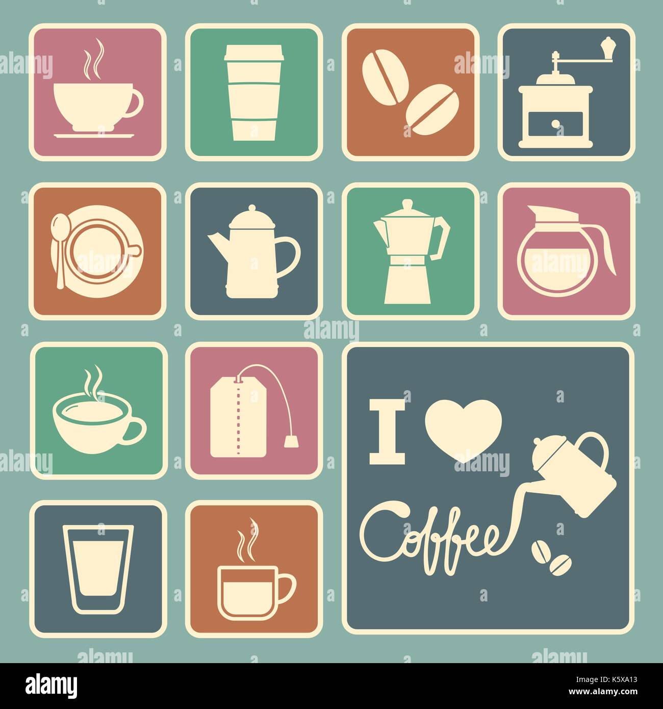 coffee and tea icon Stock Vector Image & Art - Alamy