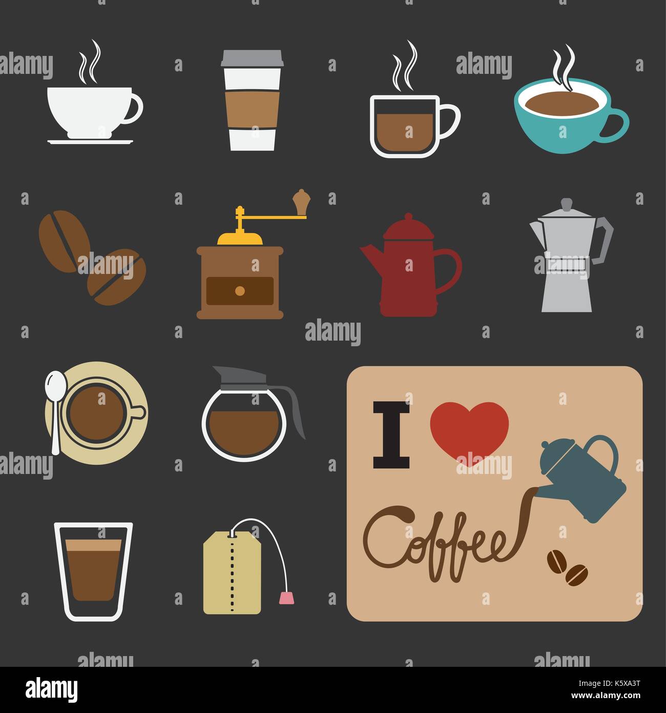 coffee and tea icon Stock Vector Image & Art - Alamy