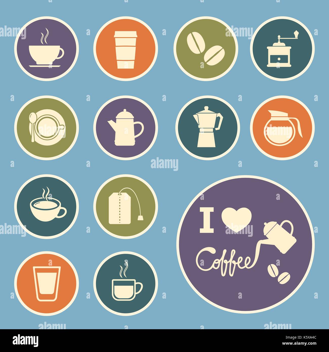 coffee and tea icon Stock Vector Image & Art - Alamy