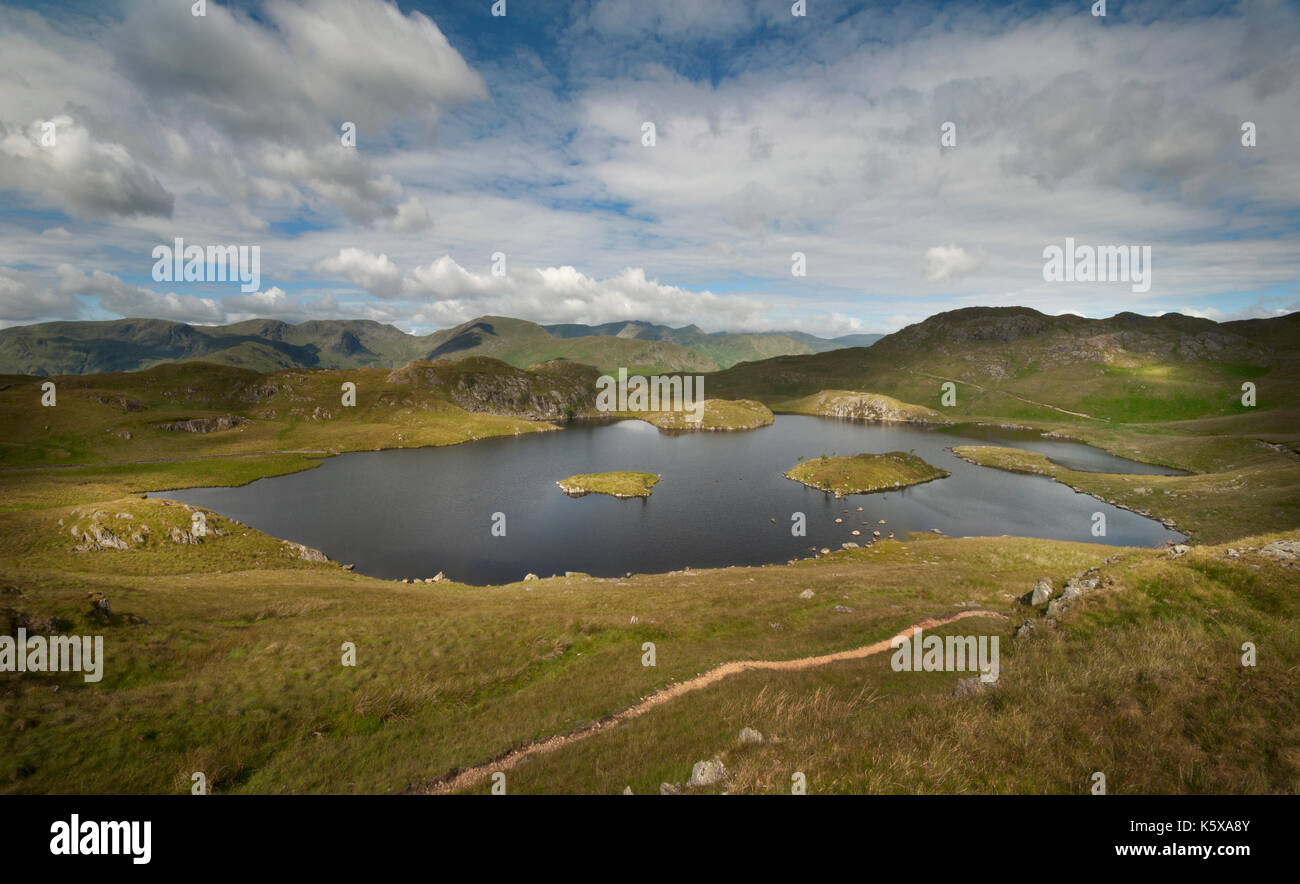 angle tarn lake district Cumbria uk Stock Photo - Alamy