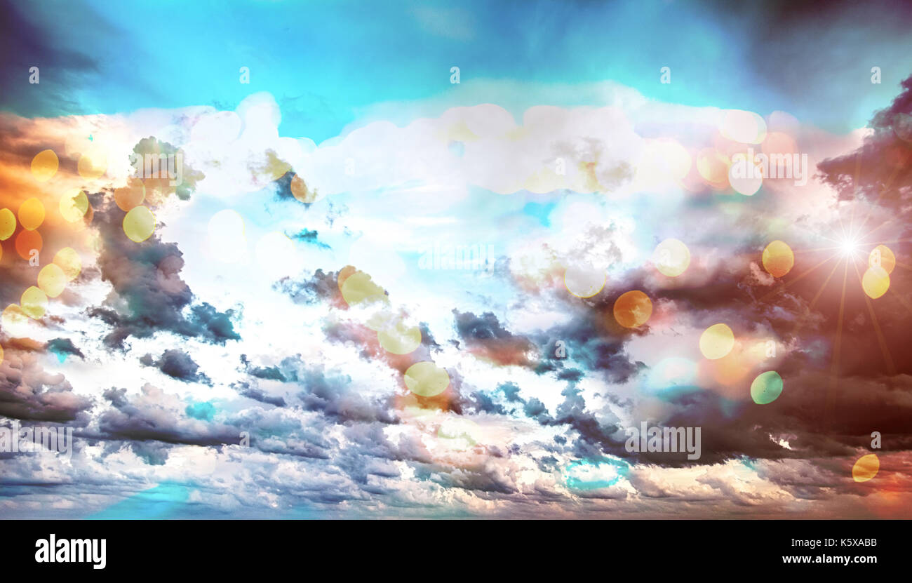 Sky bokeh background hi-res stock photography and images - Alamy