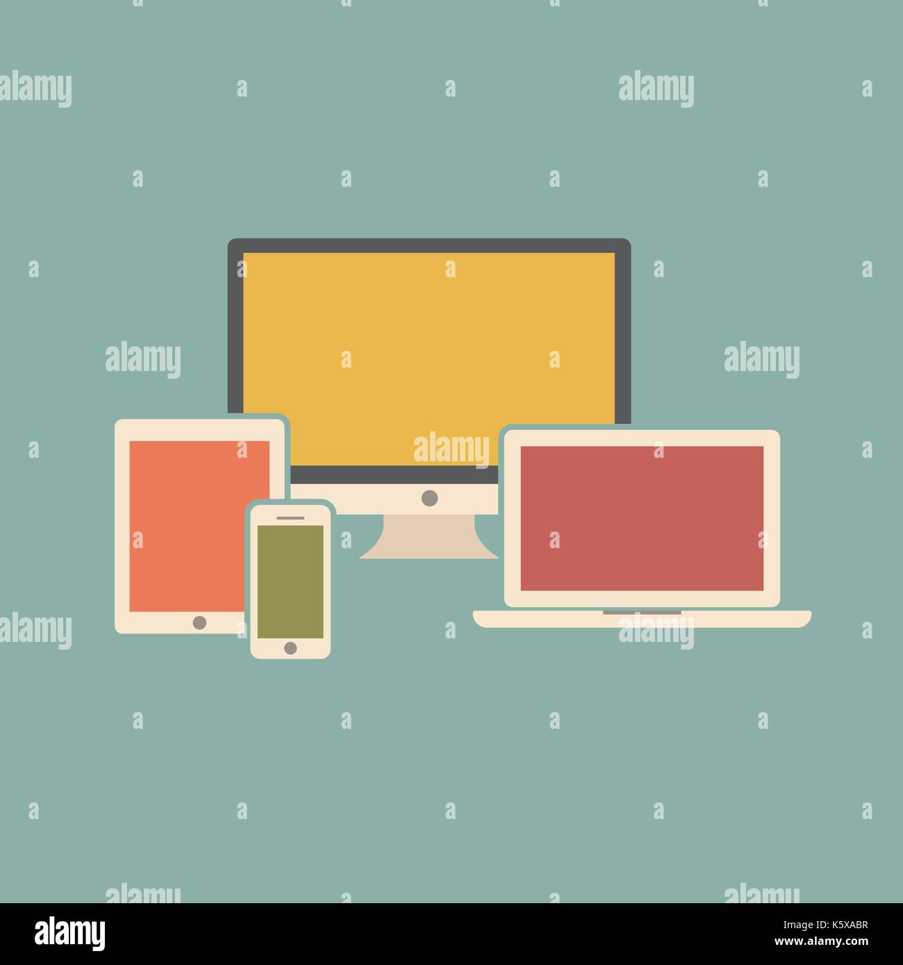 Responsive Web Design Stock Vector Image & Art - Alamy