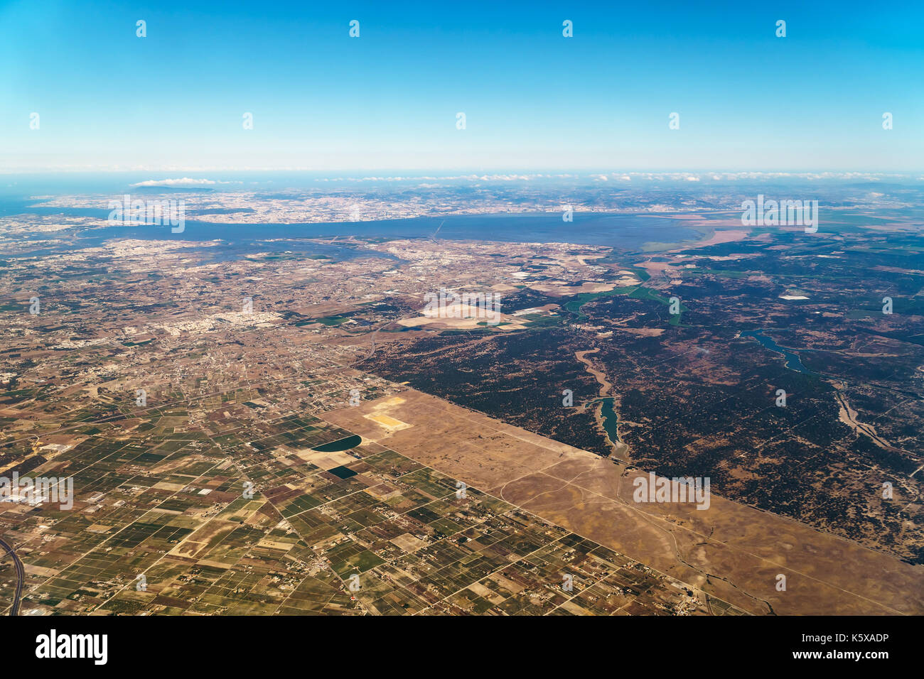 Satellite View Of Planet Earth Horizon Stock Photo - Alamy