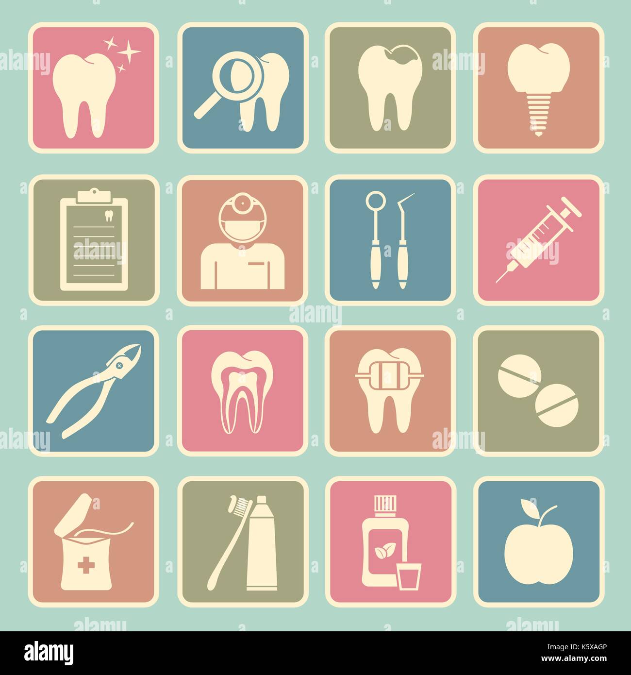 Dentist icon hi-res stock photography and images - Alamy