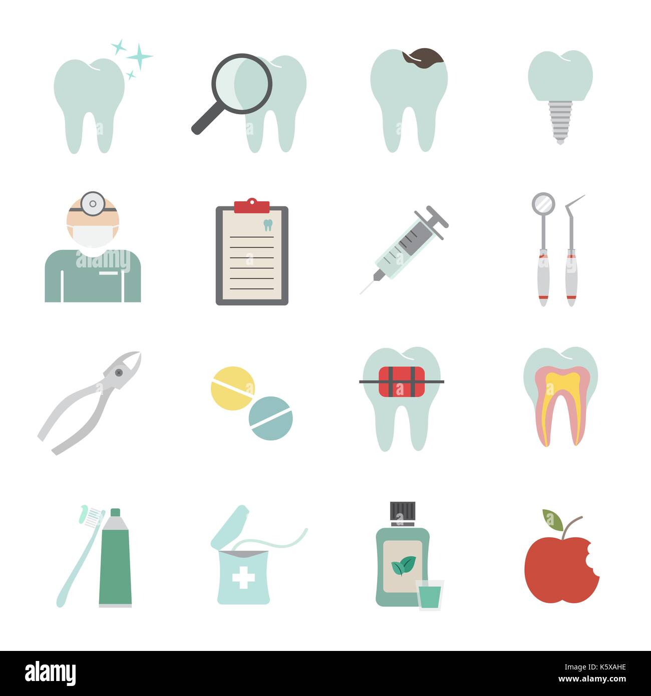 Dentist icon hi-res stock photography and images - Alamy