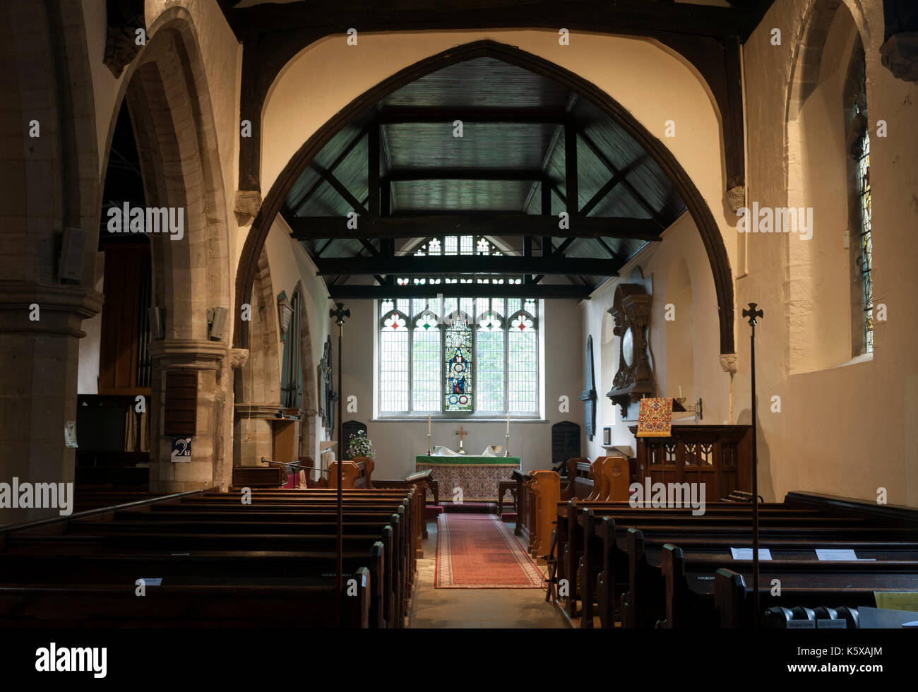 All Saints Church, Thurcaston, Leicestershire, England, UK Stock Photo ...