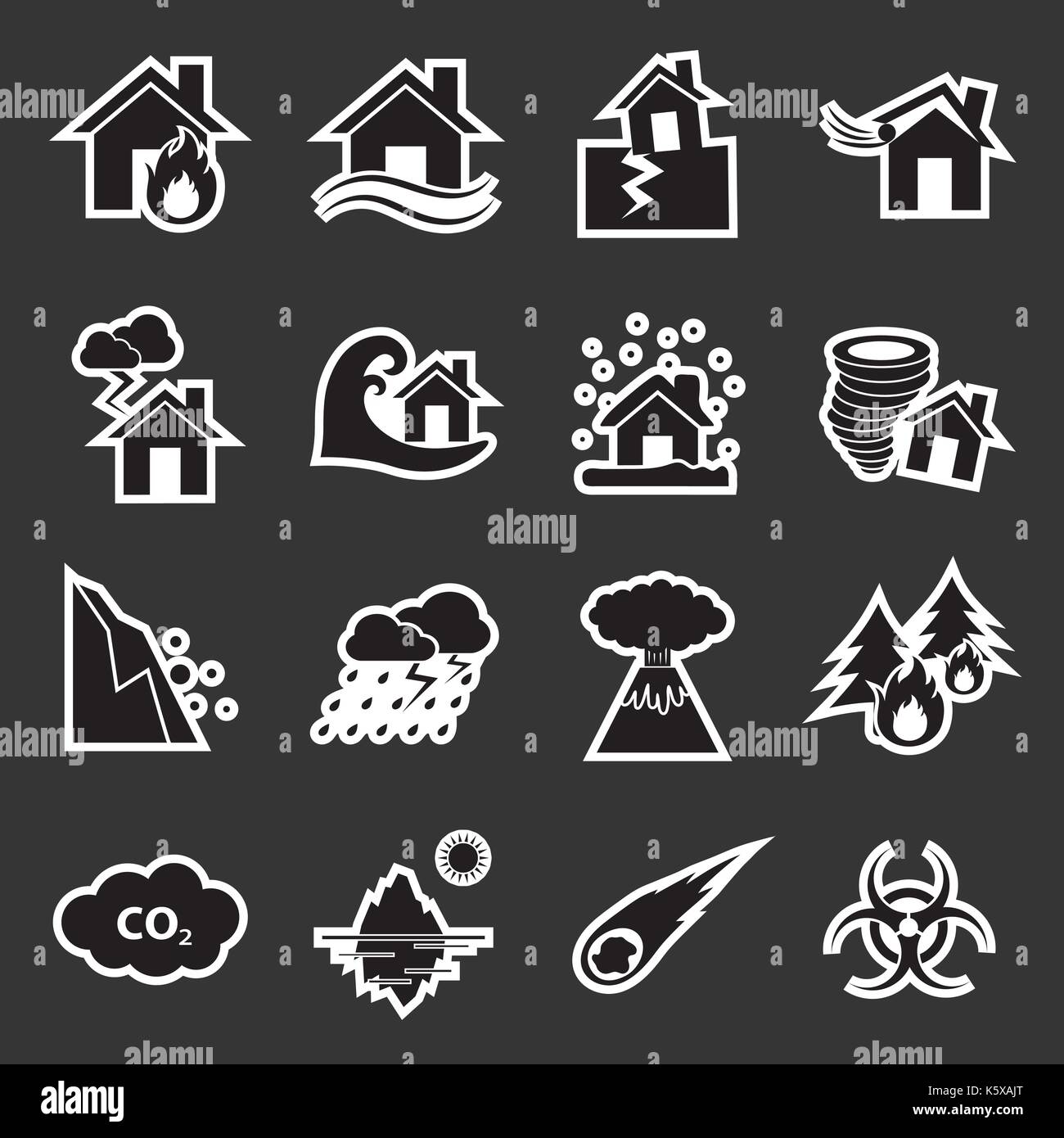 Tornado natural disaster accident Stock Vector Images - Alamy