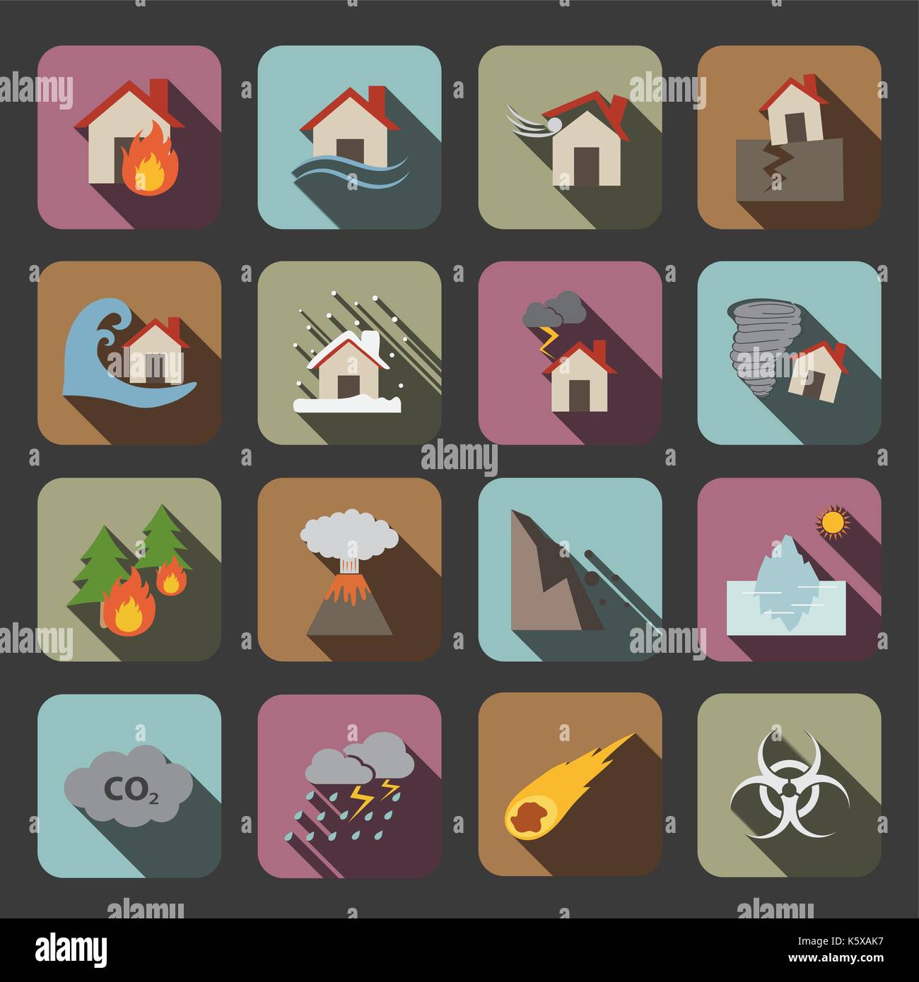 Fire tornado house Stock Vector Images - Alamy