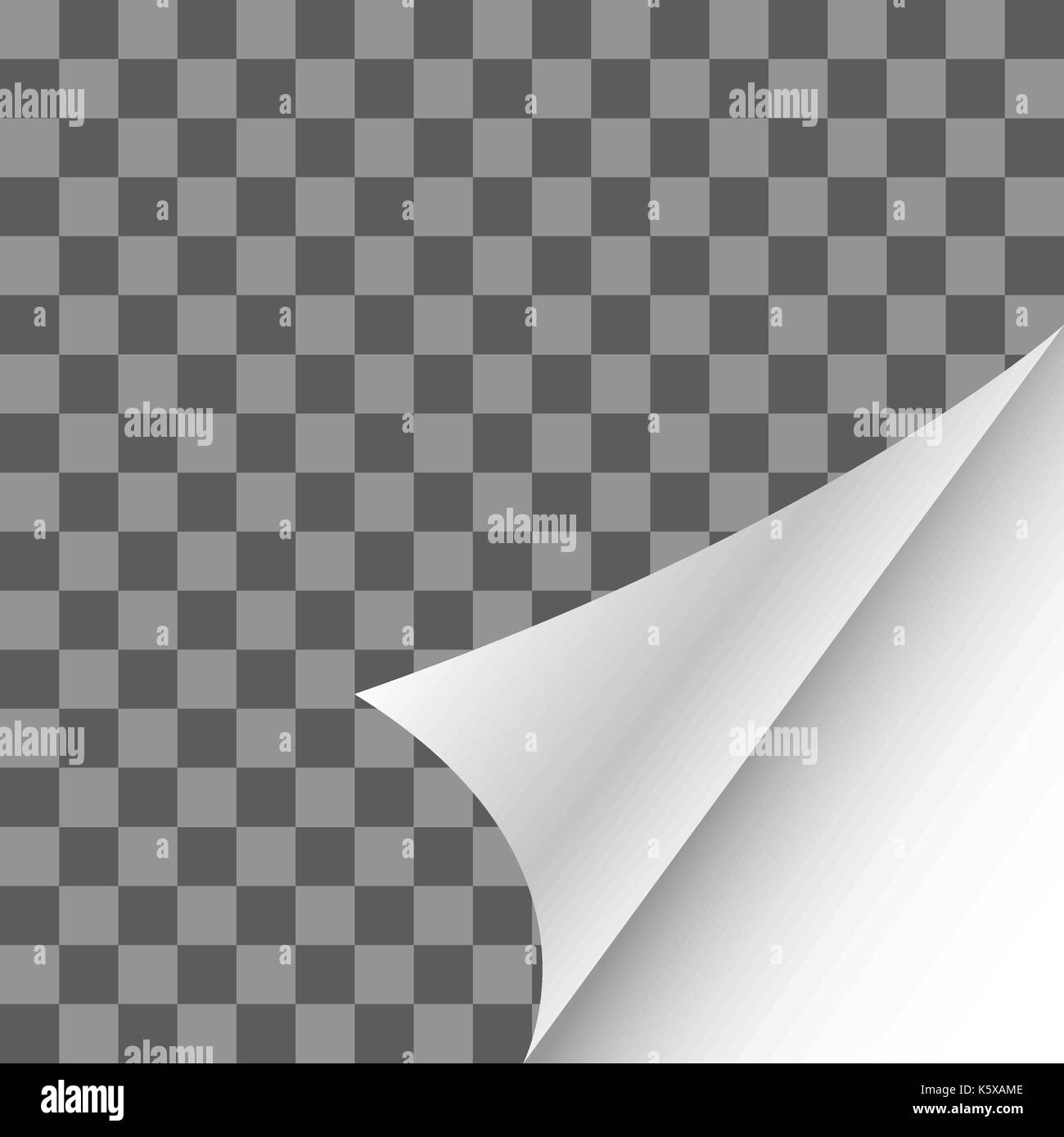 Paper Page Curl with Shadow Stock Vector Image & Art - Alamy