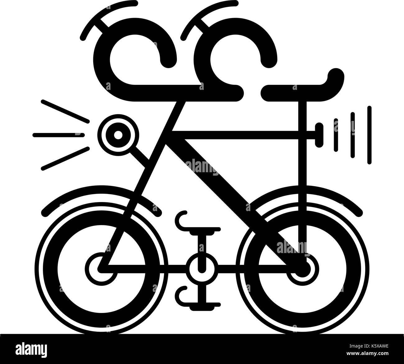 Bike icon eps Black and White Stock Photos & Images - Alamy