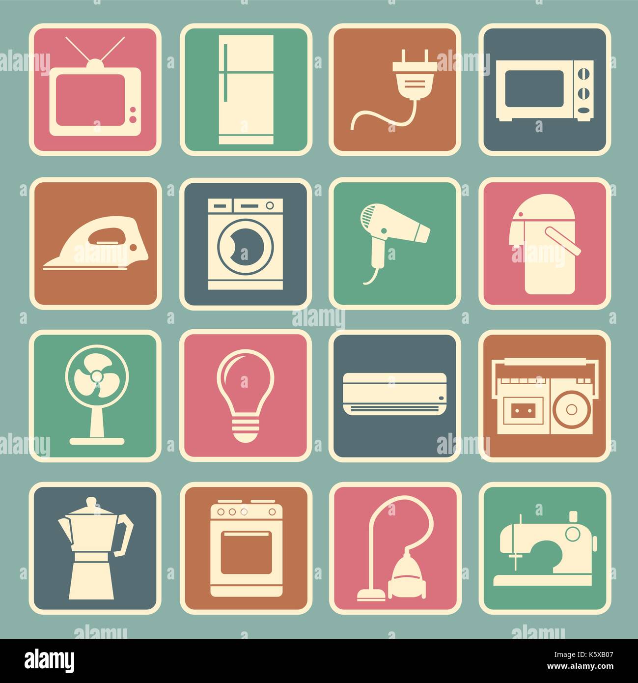 home appliances icon Stock Vector Image & Art - Alamy
