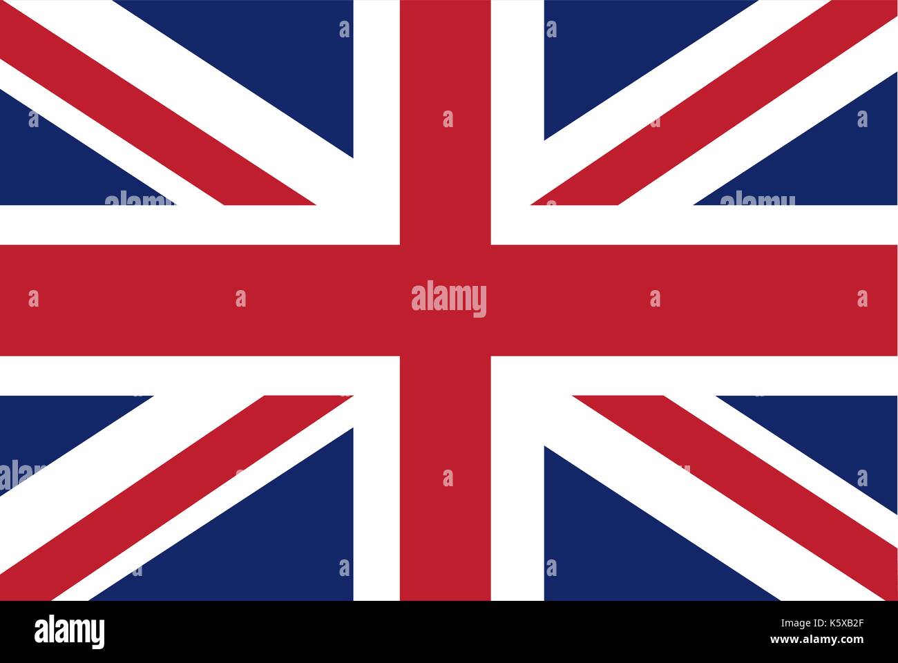 Uk flag vector Stock Vector Image & Art - Alamy