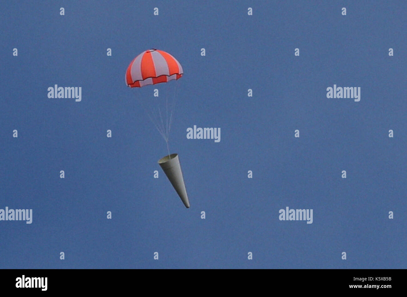 The nose cone of Britain's biggest reusable rocket Skybolt 2, which ...