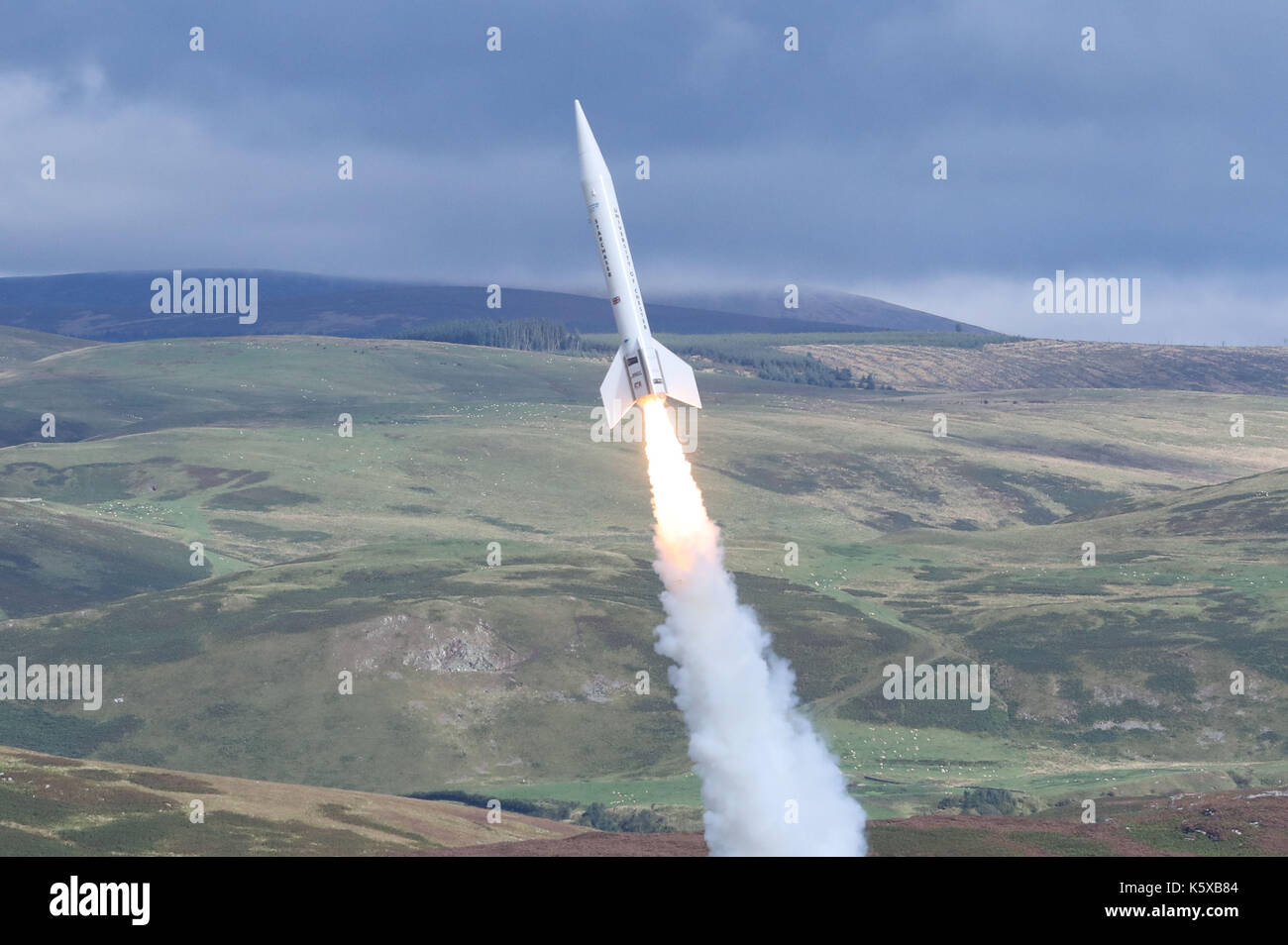 Britain's biggest reusable rocket Skybolt 2, which stands 8.3m tall, as ...