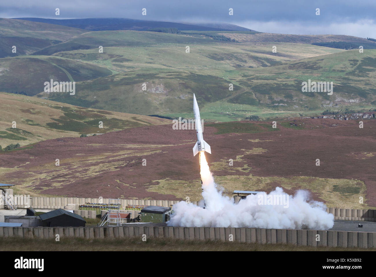 Britain's biggest reusable rocket Skybolt 2, which stands 8.3m tall, as ...
