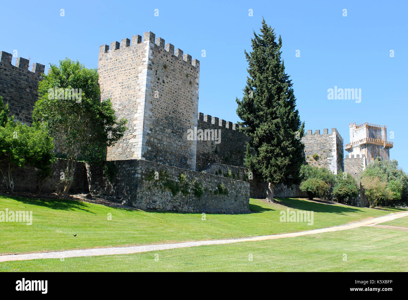 The Castle of Beja, a medieval castle in the Portuguese city of Beja ...
