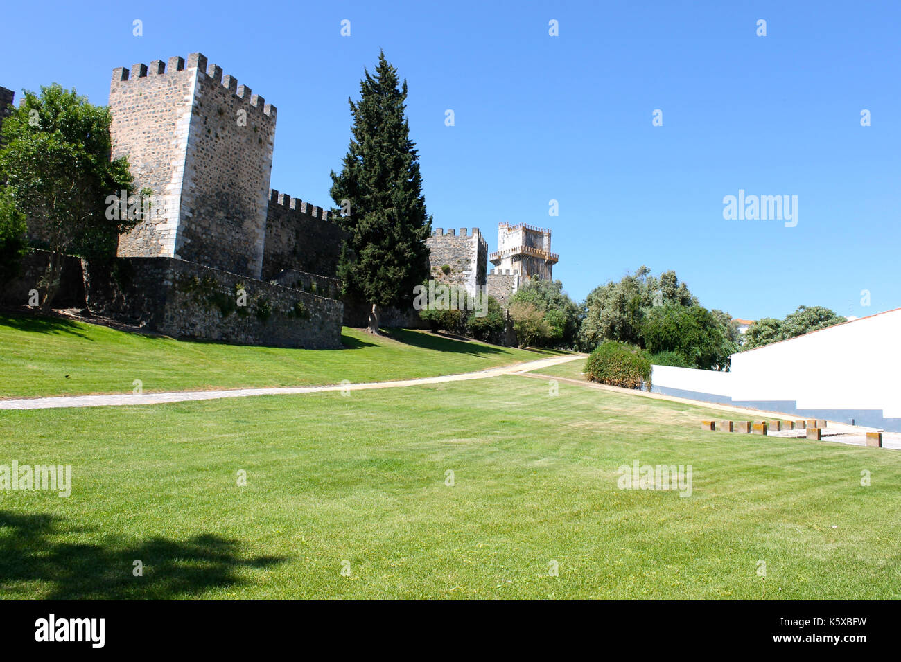 The Castle of Beja, a medieval castle in the Portuguese city of Beja ...
