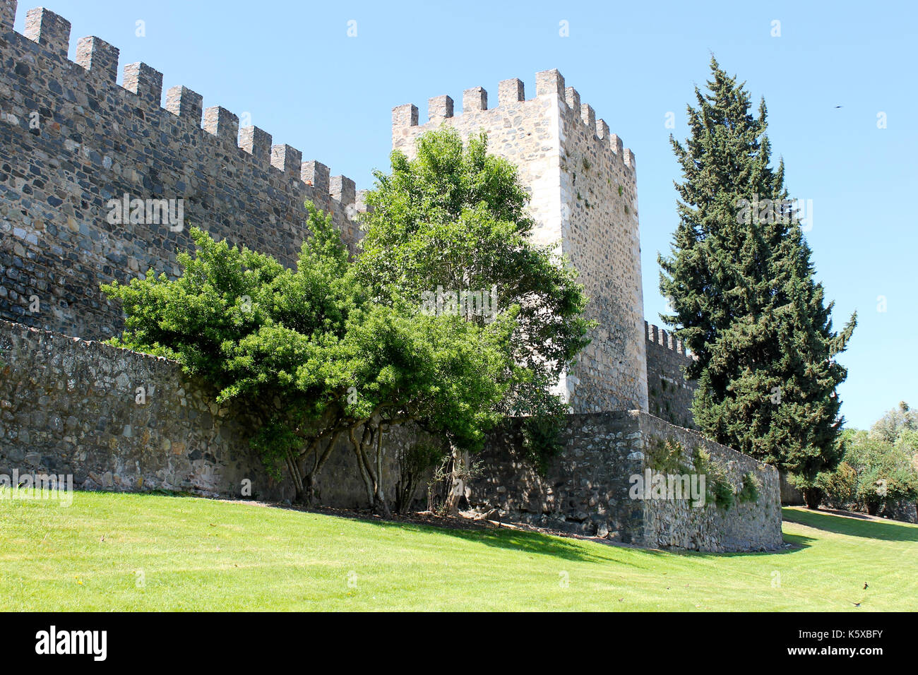 The Castle of Beja, a medieval castle in the Portuguese city of Beja ...