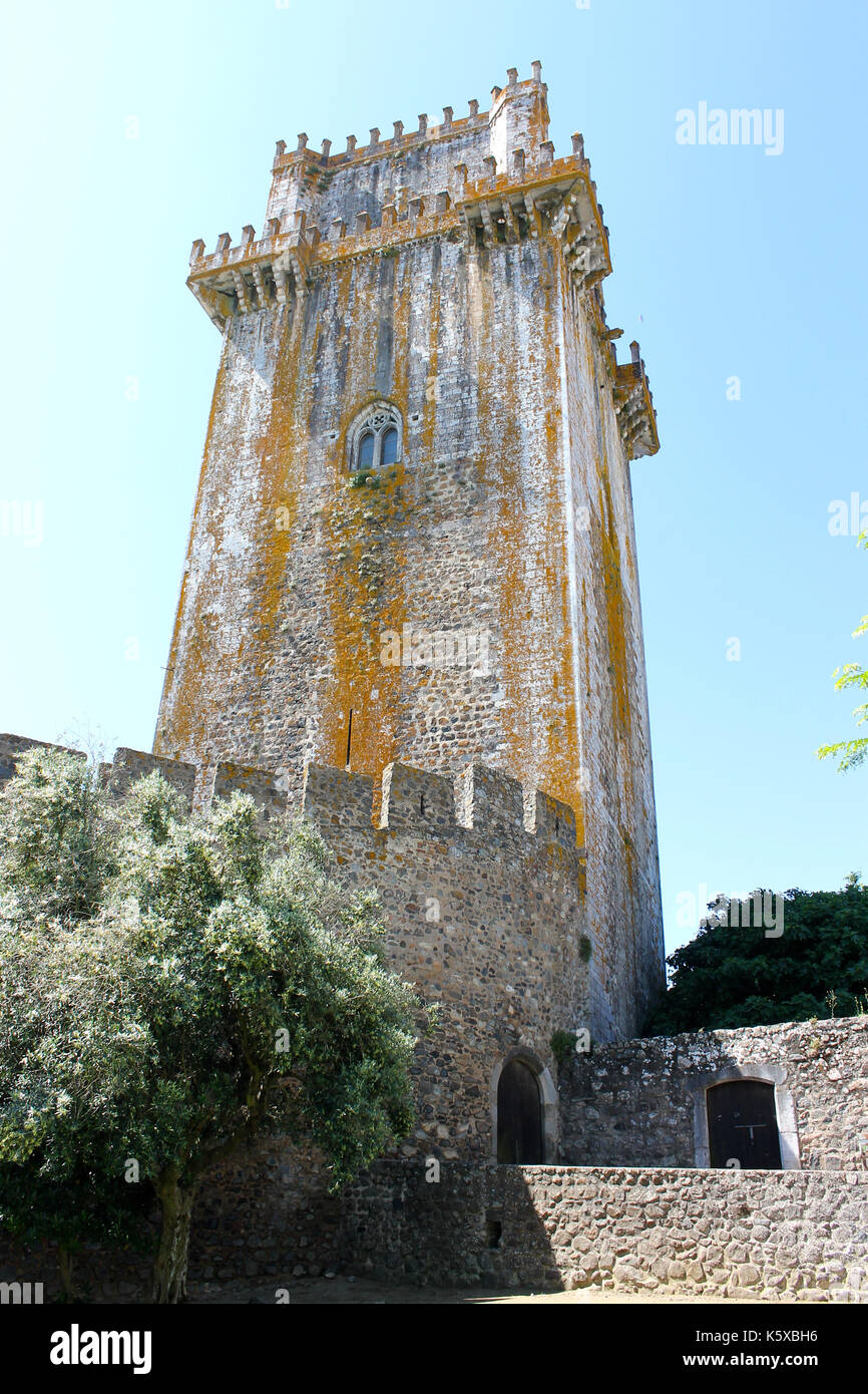 The Castle of Beja, a medieval castle in the Portuguese city of Beja ...