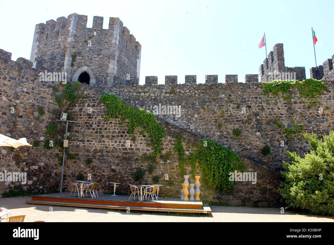 The Castle of Beja, a medieval castle in the Portuguese city of Beja ...