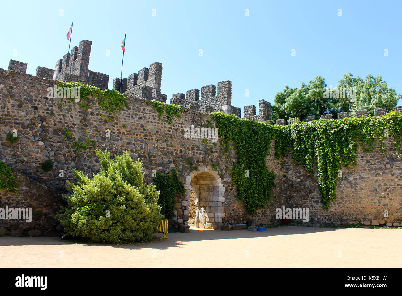 The Castle of Beja, a medieval castle in the Portuguese city of Beja ...