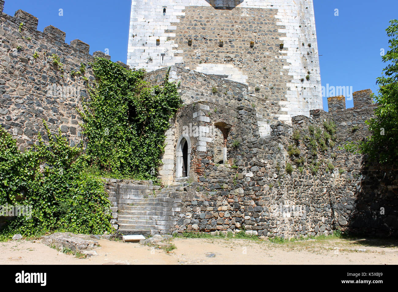 The Castle of Beja, a medieval castle in the Portuguese city of Beja ...