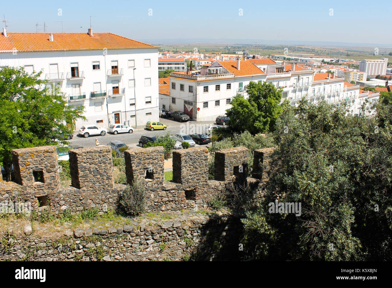 The Castle of Beja, a medieval castle in the Portuguese city of Beja ...