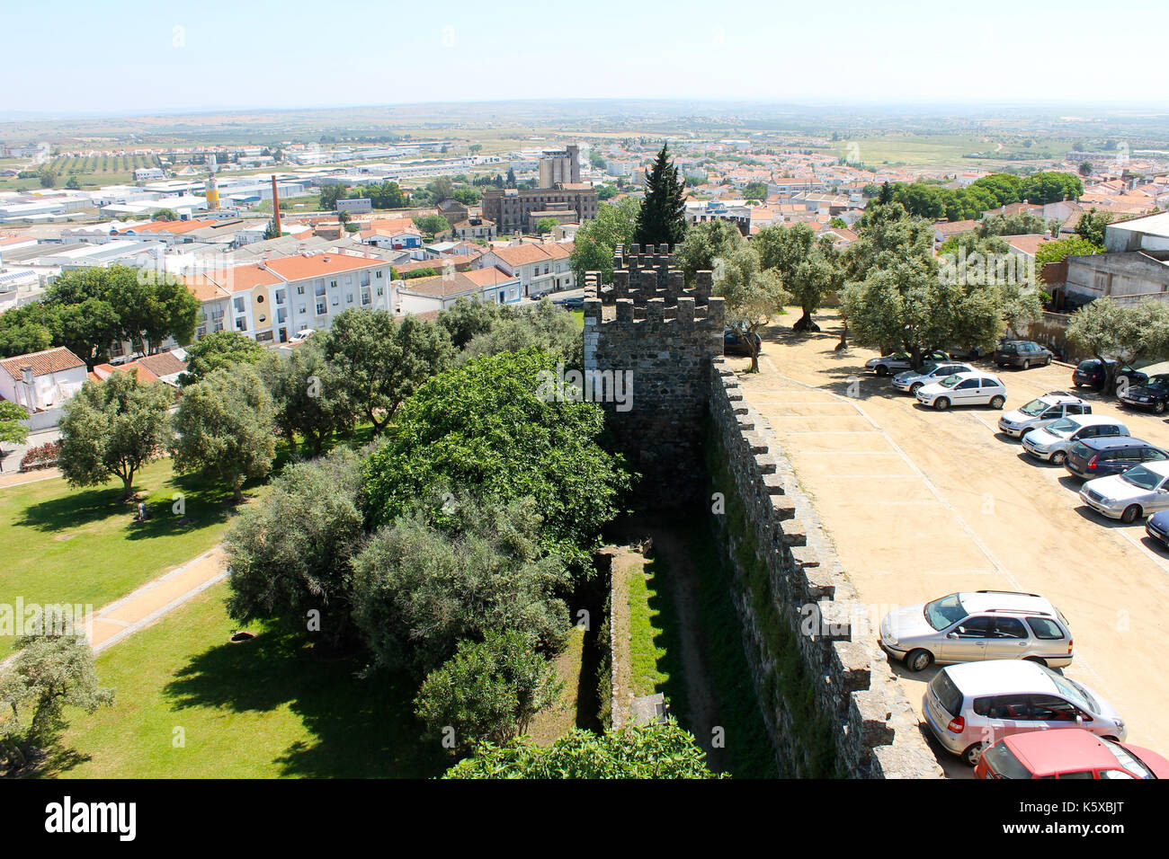 The Castle of Beja, a medieval castle in the Portuguese city of Beja ...