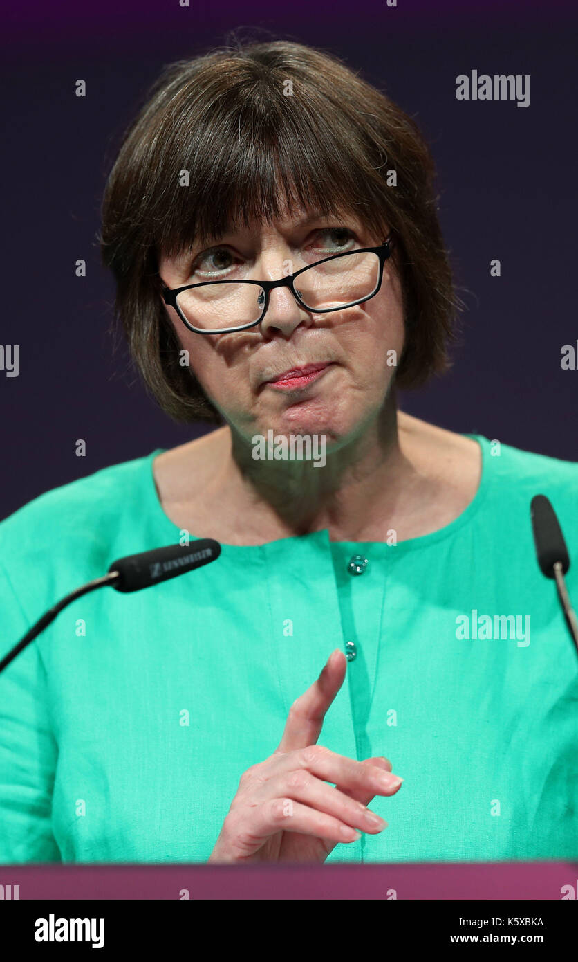 TUC General Secretary Frances O'Grady speaking at the TUC conference at ...