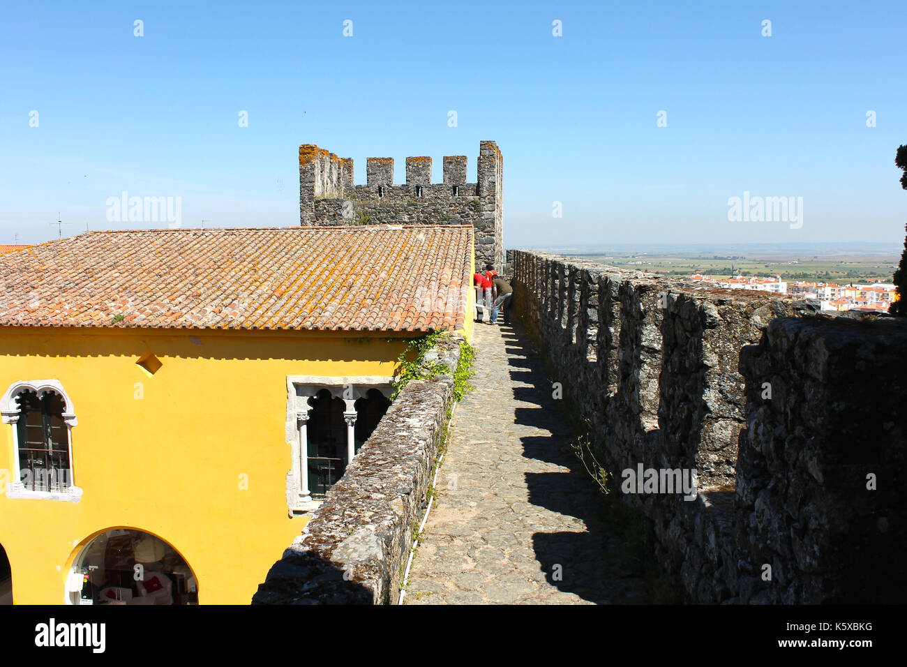 The Castle of Beja, a medieval castle in the Portuguese city of Beja ...