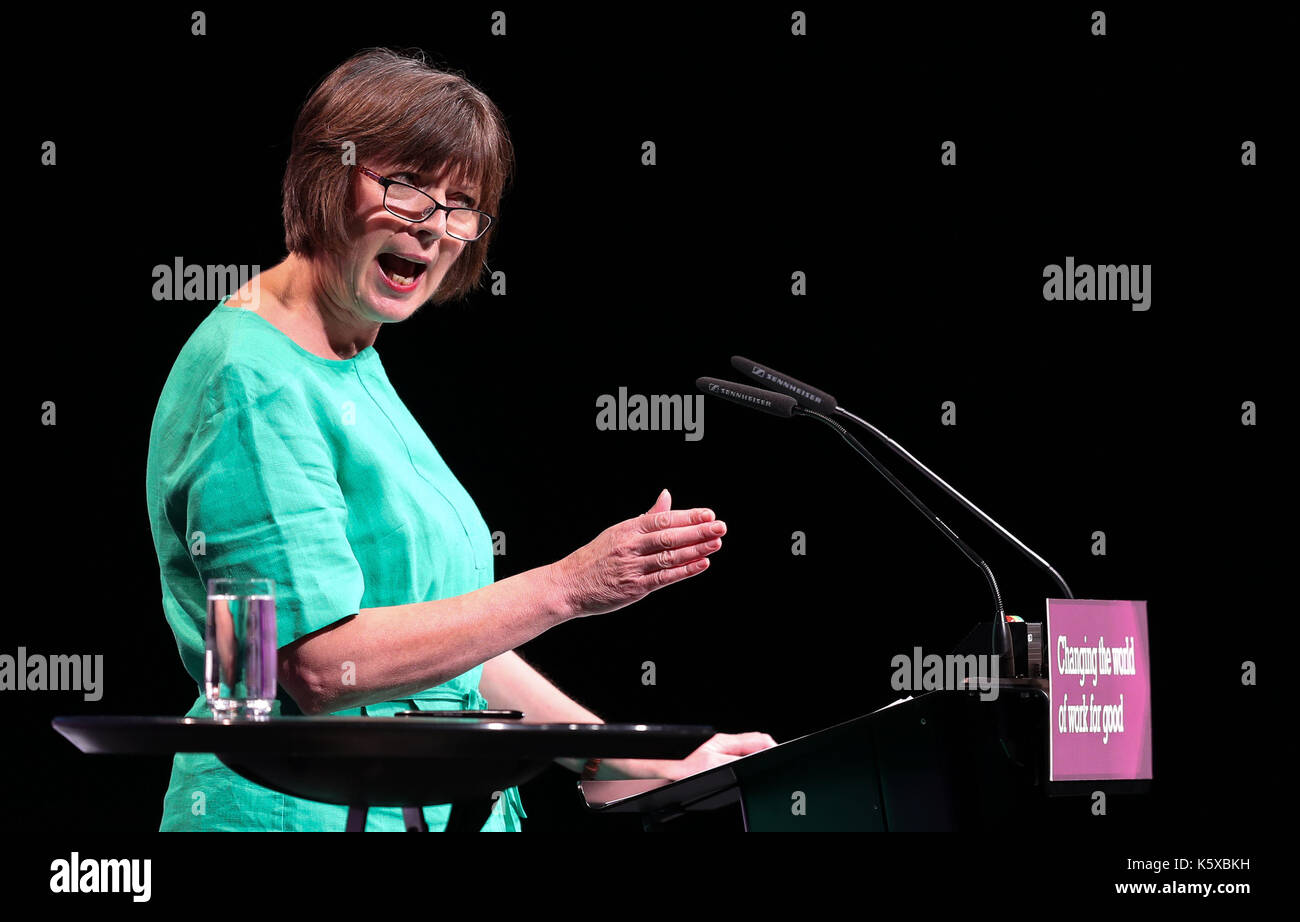 Tuc general secretary frances ogrady speaking tuc conference brighton ...