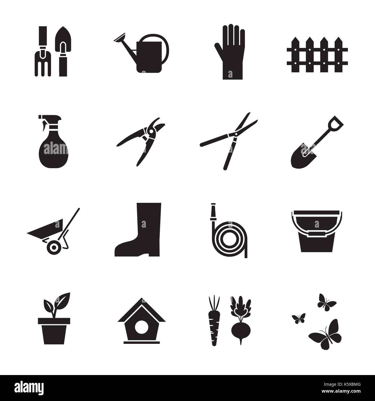 garden tools icon Stock Vector Image & Art - Alamy