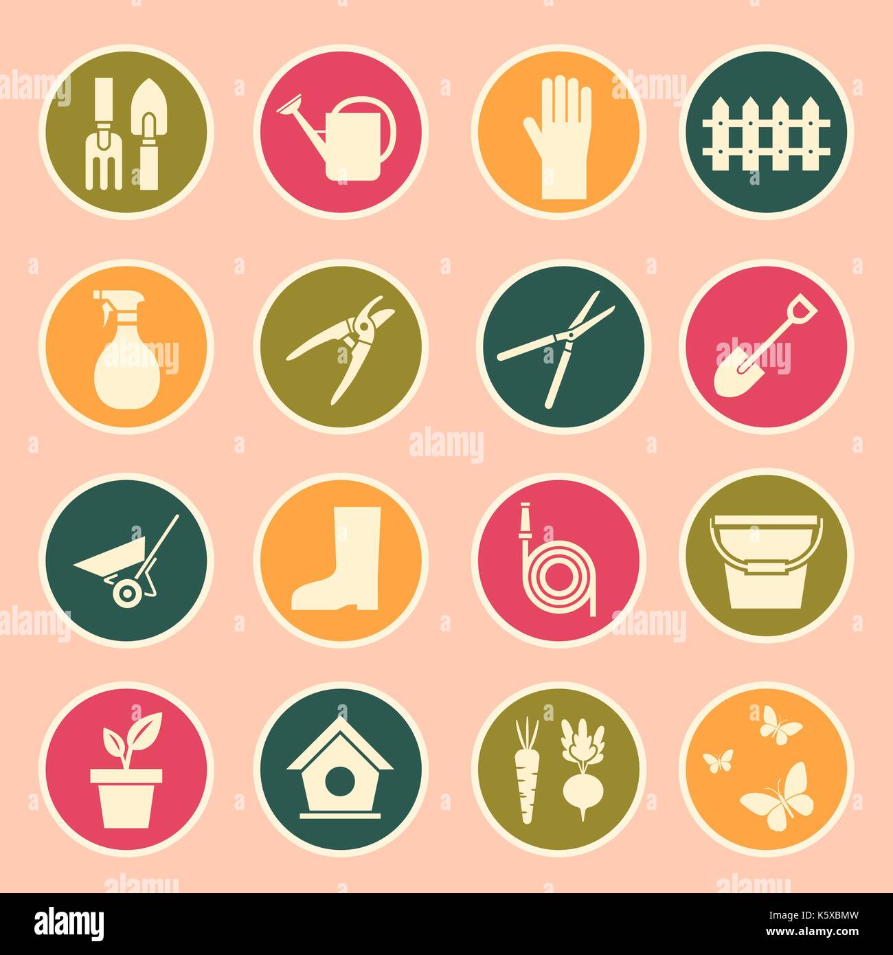 garden tools icon Stock Vector Image & Art - Alamy