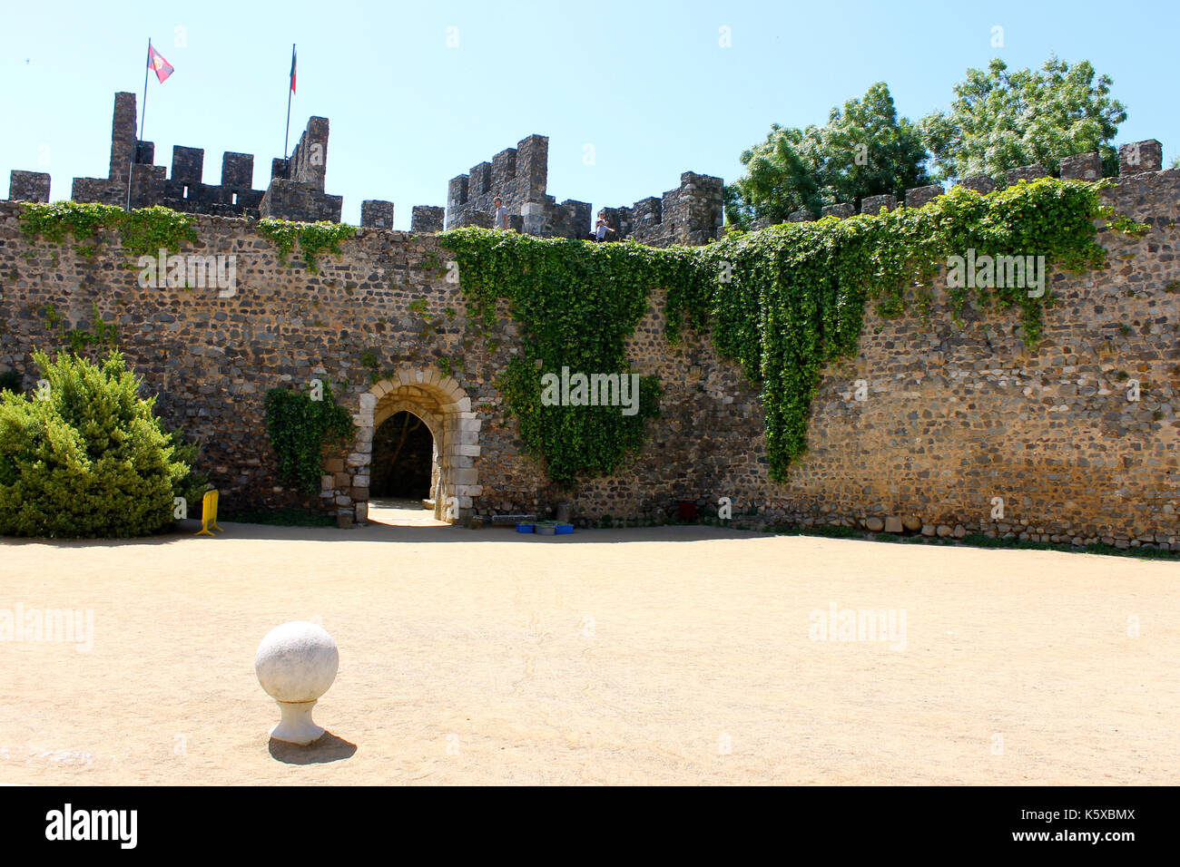 The Castle of Beja, a medieval castle in the Portuguese city of Beja ...