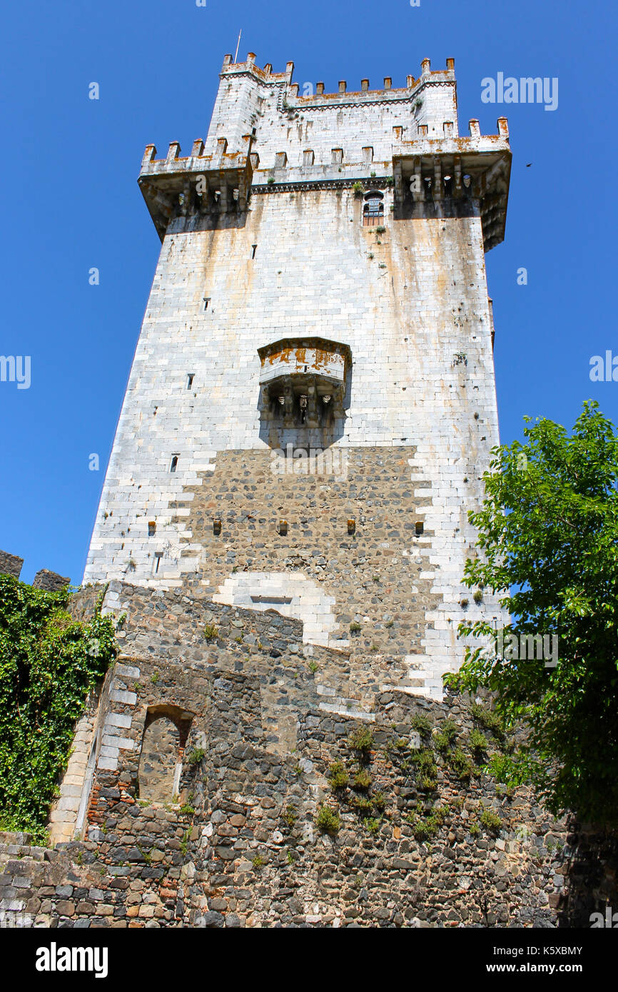 The Castle of Beja, a medieval castle in the Portuguese city of Beja ...