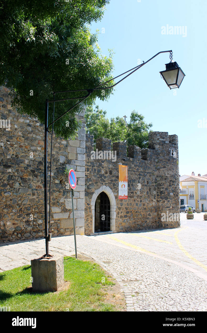 The Castle of Beja, a medieval castle in the Portuguese city of Beja ...