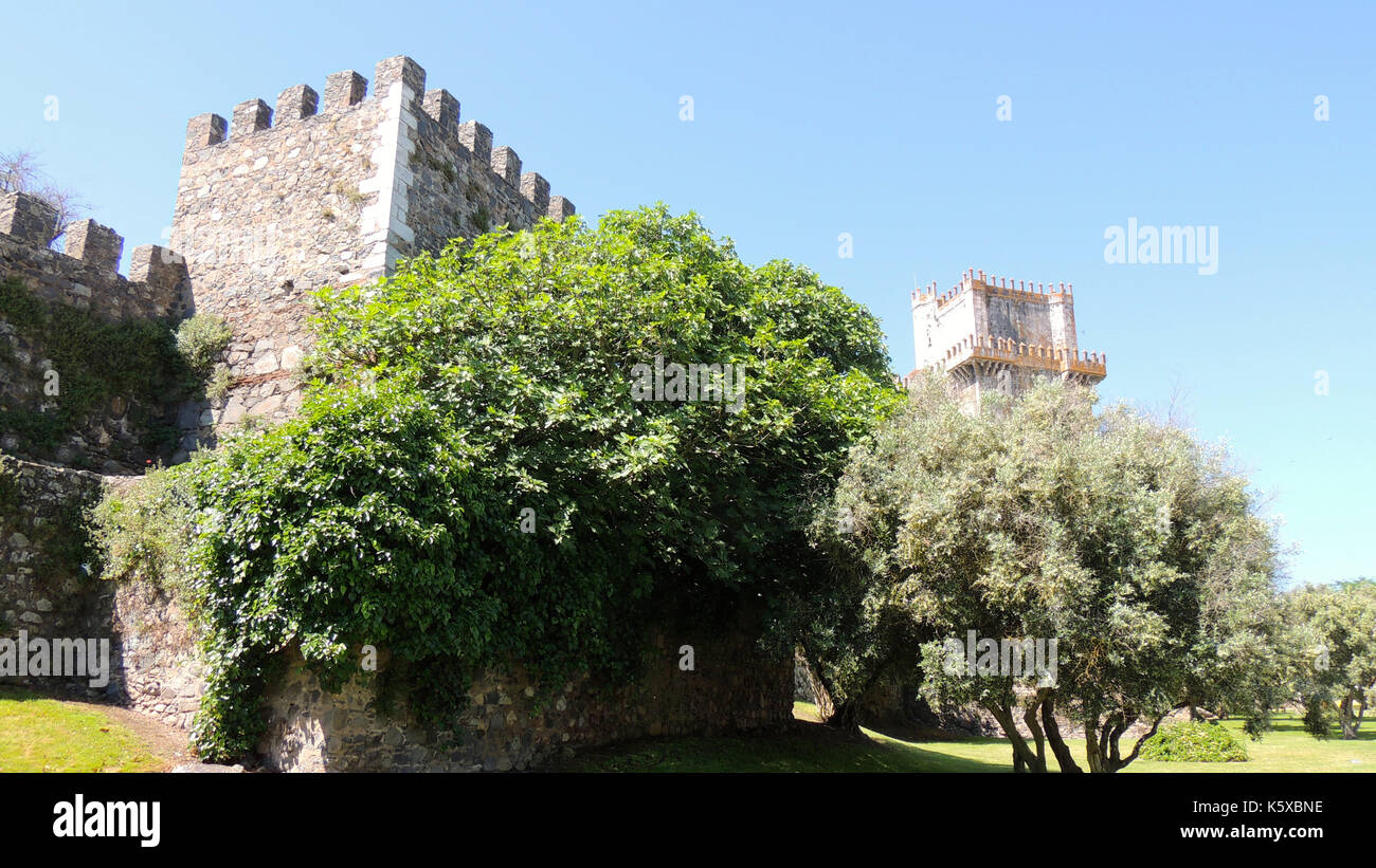 The Castle of Beja, a medieval castle in the Portuguese city of Beja ...