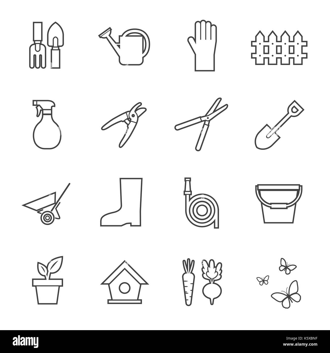 garden tools icon Stock Vector Image & Art - Alamy
