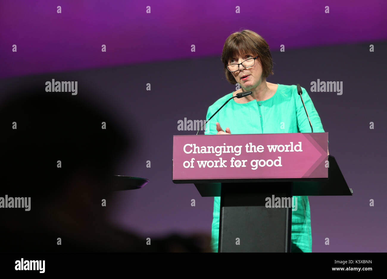 TUC General Secretary Frances O'Grady speaking at the TUC conference at ...