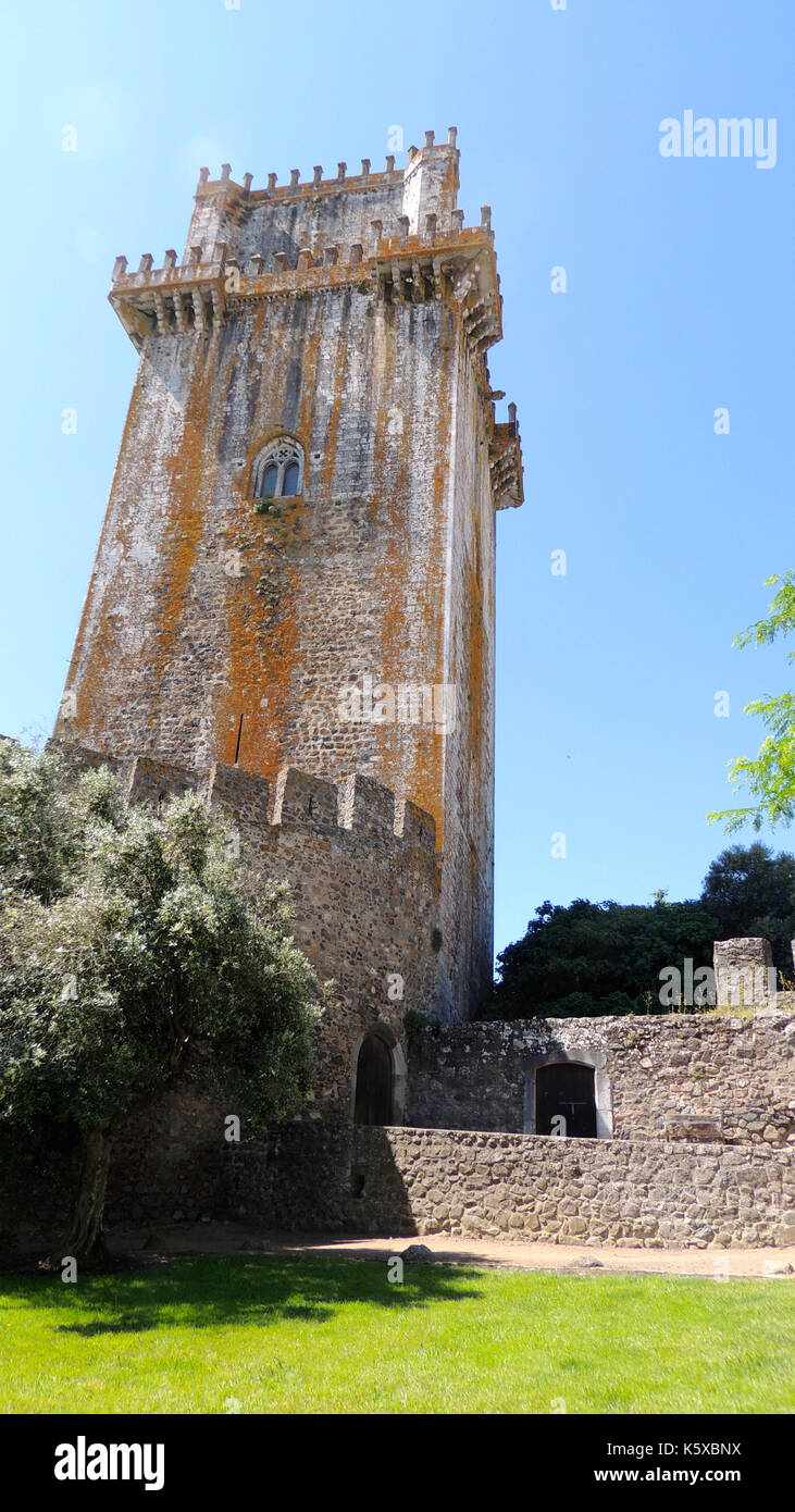The Castle of Beja, a medieval castle in the Portuguese city of Beja ...