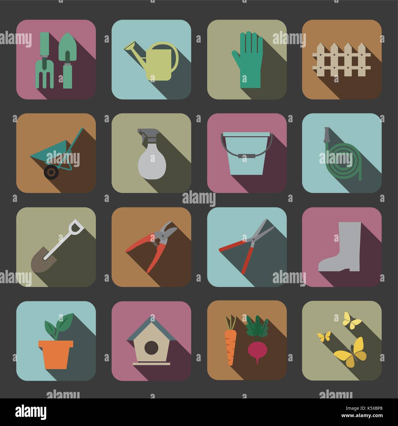 Garden soil fork Stock Vector Images - Alamy