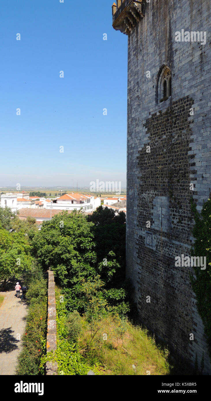 The Castle of Beja, a medieval castle in the Portuguese city of Beja ...