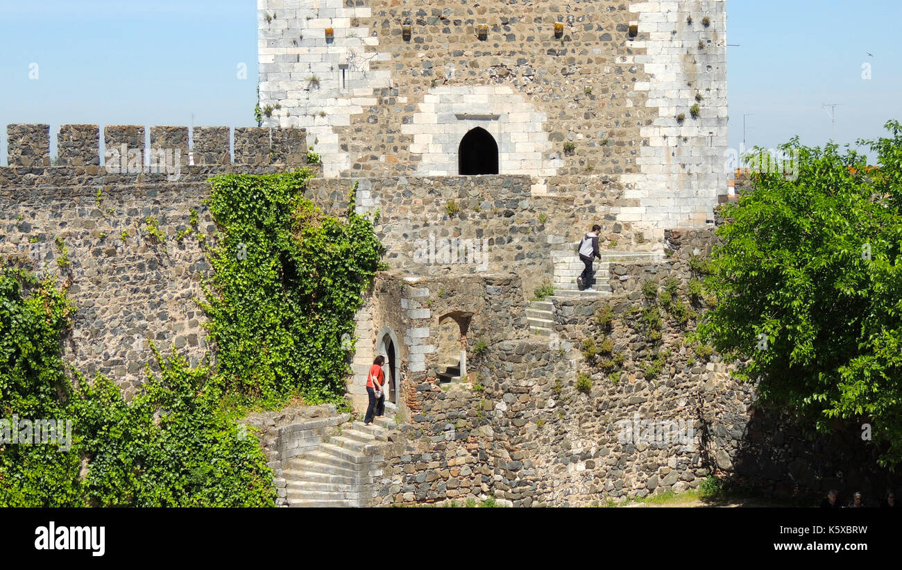 The Castle of Beja, a medieval castle in the Portuguese city of Beja ...