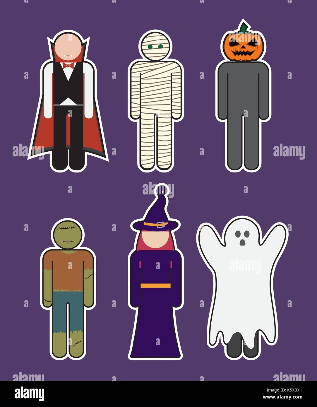 Halloween monster costume Stock Vector Image & Art - Alamy