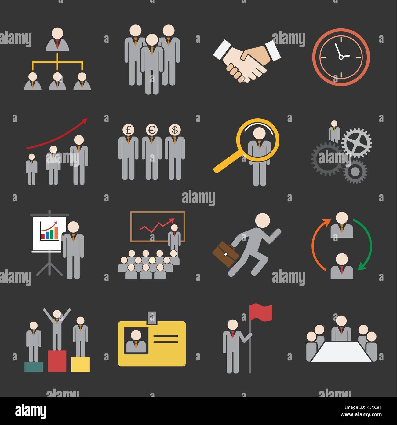 human resource icon Stock Vector Image & Art - Alamy
